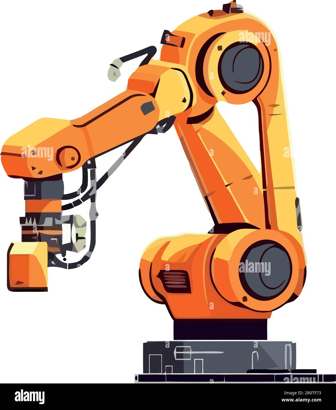 Robotic arm on heavy machinery Stock Vector Image & Art - Alamy