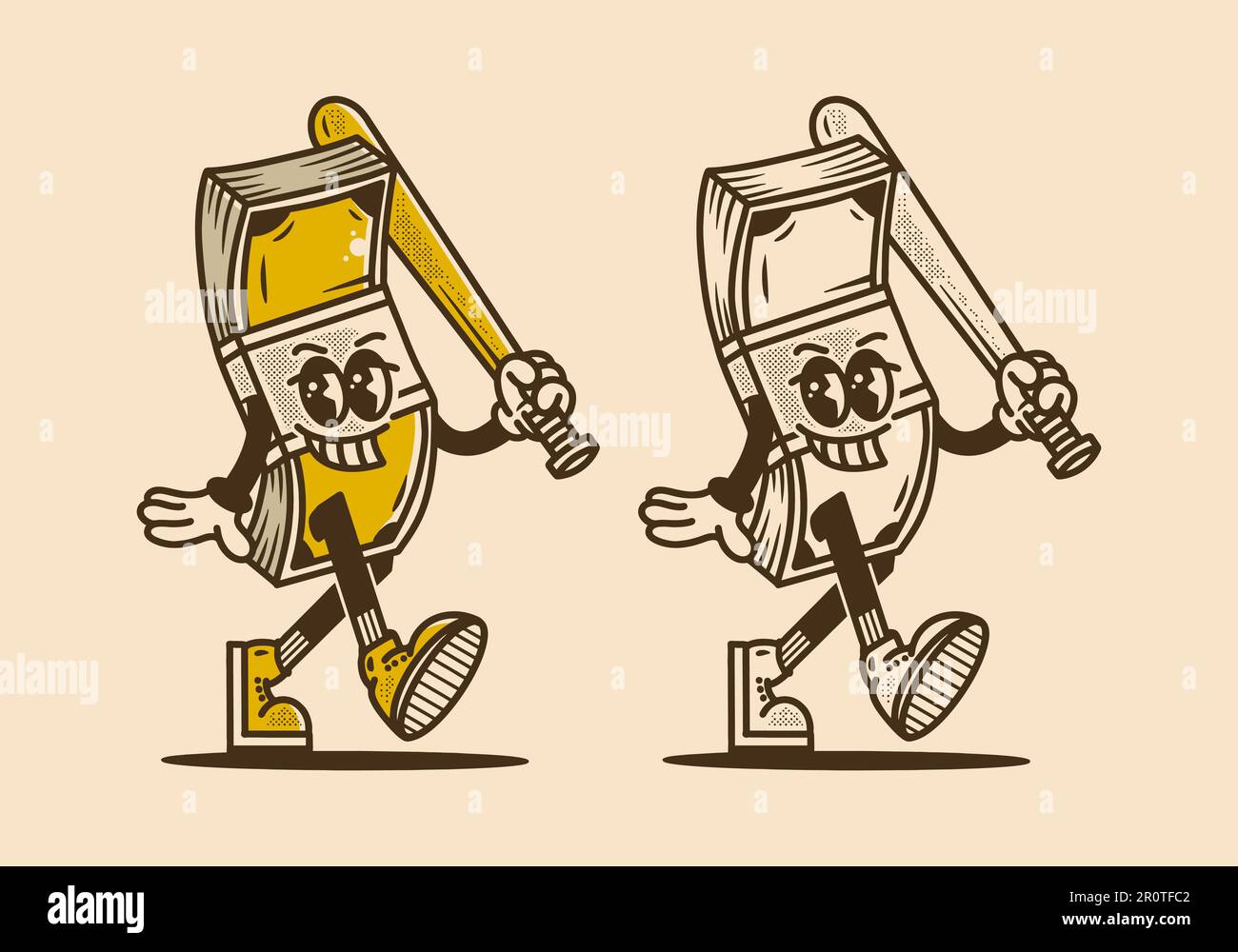Vector cartoon stick man save money Stock Vector Images - Alamy
