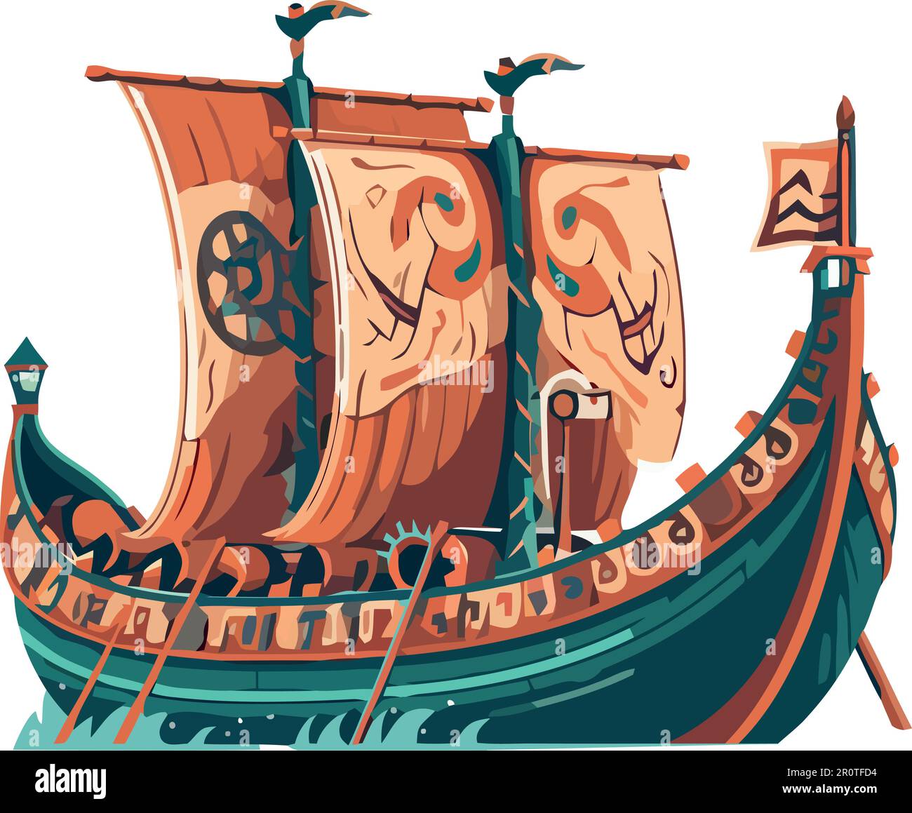 Wood ships Stock Vector Images - Alamy