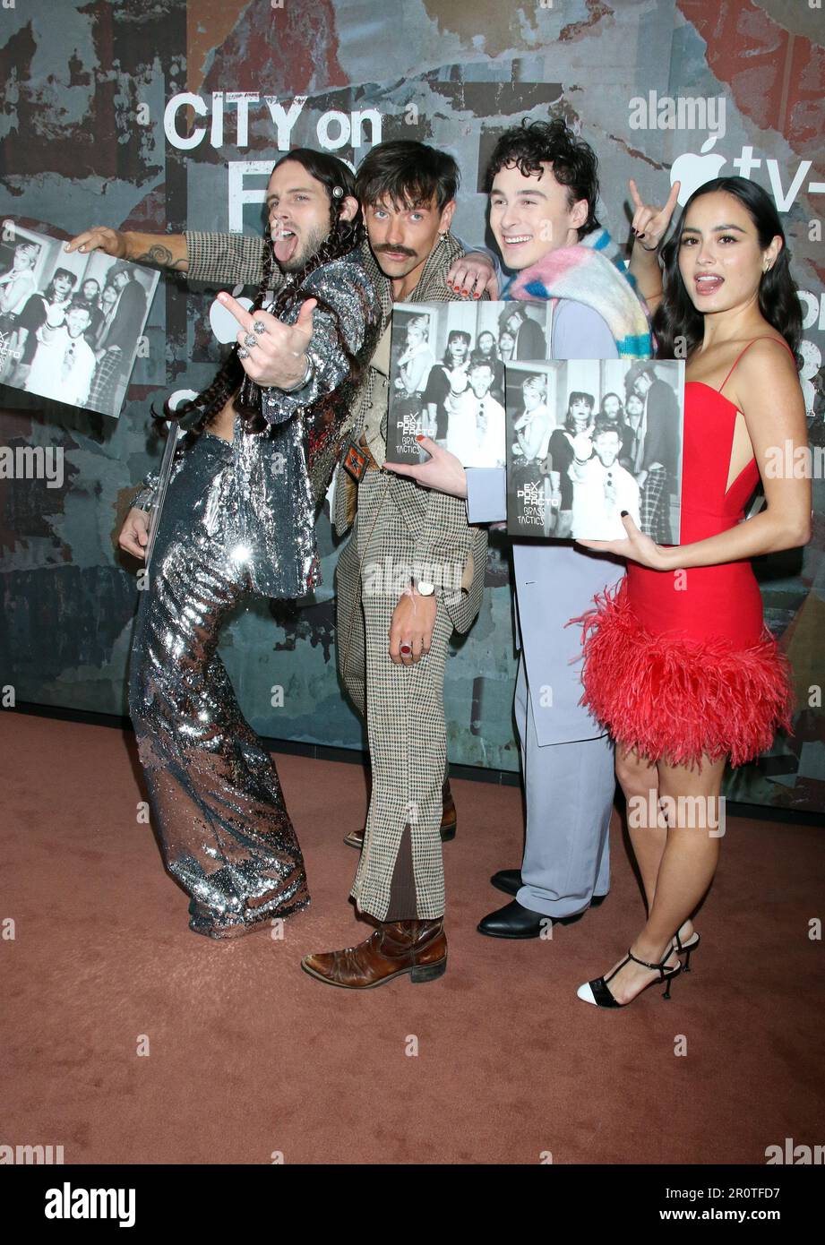 New York, NY, USA. 9th May, 2023. Nico Tortorella, Max Milner, Wyatt ...