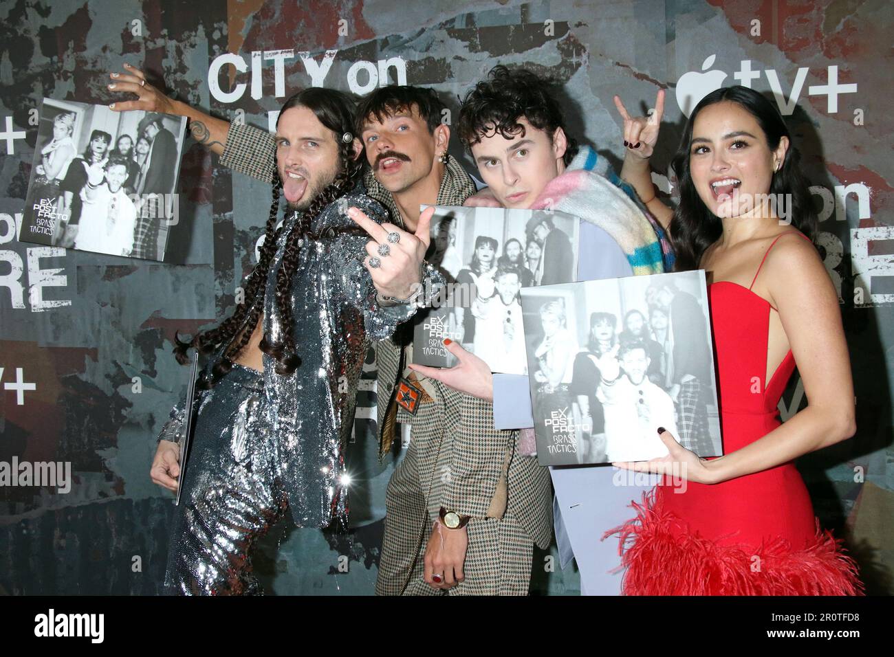New York, NY, USA. 9th May, 2023. Nico Tortorella, Max Milner, Wyatt ...