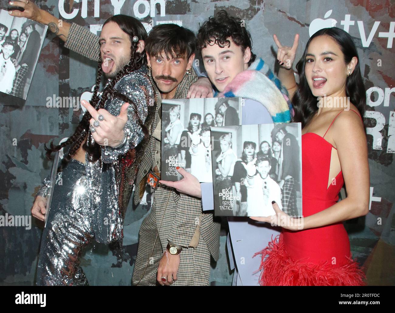 New York, NY, USA. 9th May, 2023. Nico Tortorella, Max Milner, Wyatt ...