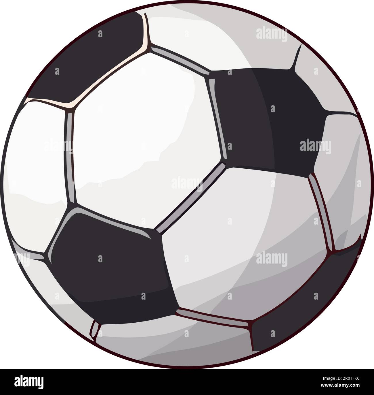Soccer ball symbolizes success in competitive sport Stock Vector Image ...