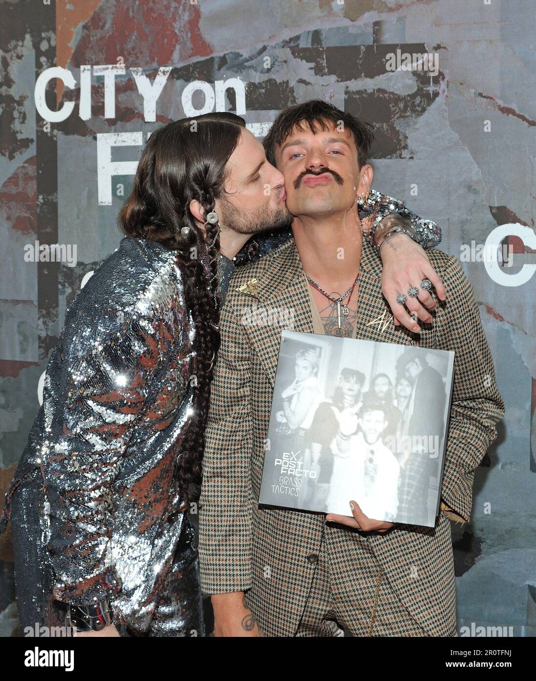 New York, USA. 09th May, 2023. L-R: Nico Tortorella and Max Milner ...