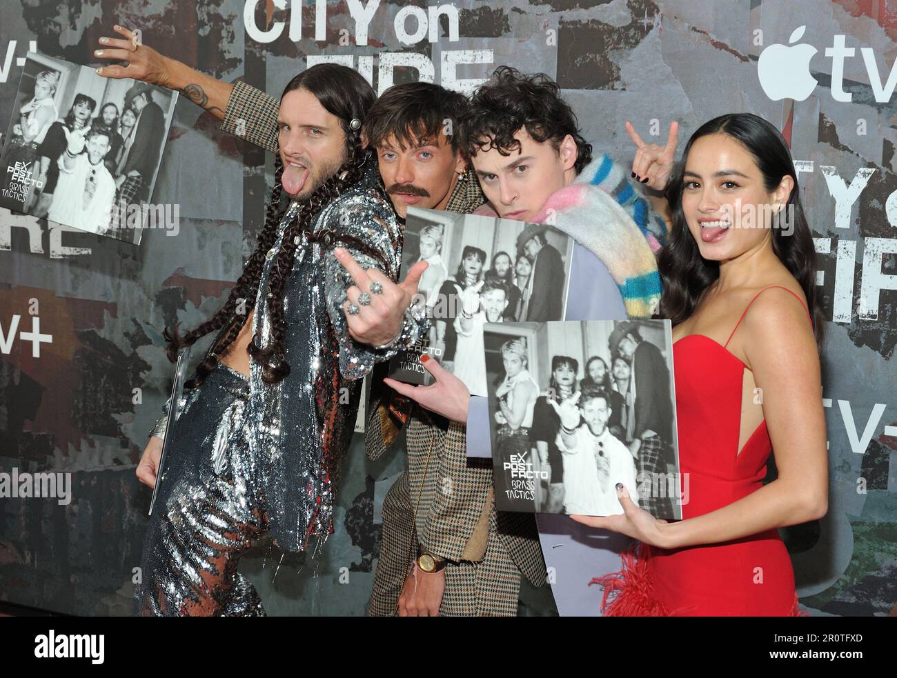 New York, USA. 09th May, 2023. L-R: Nico Tortorella, Max Milner, Wyatt ...