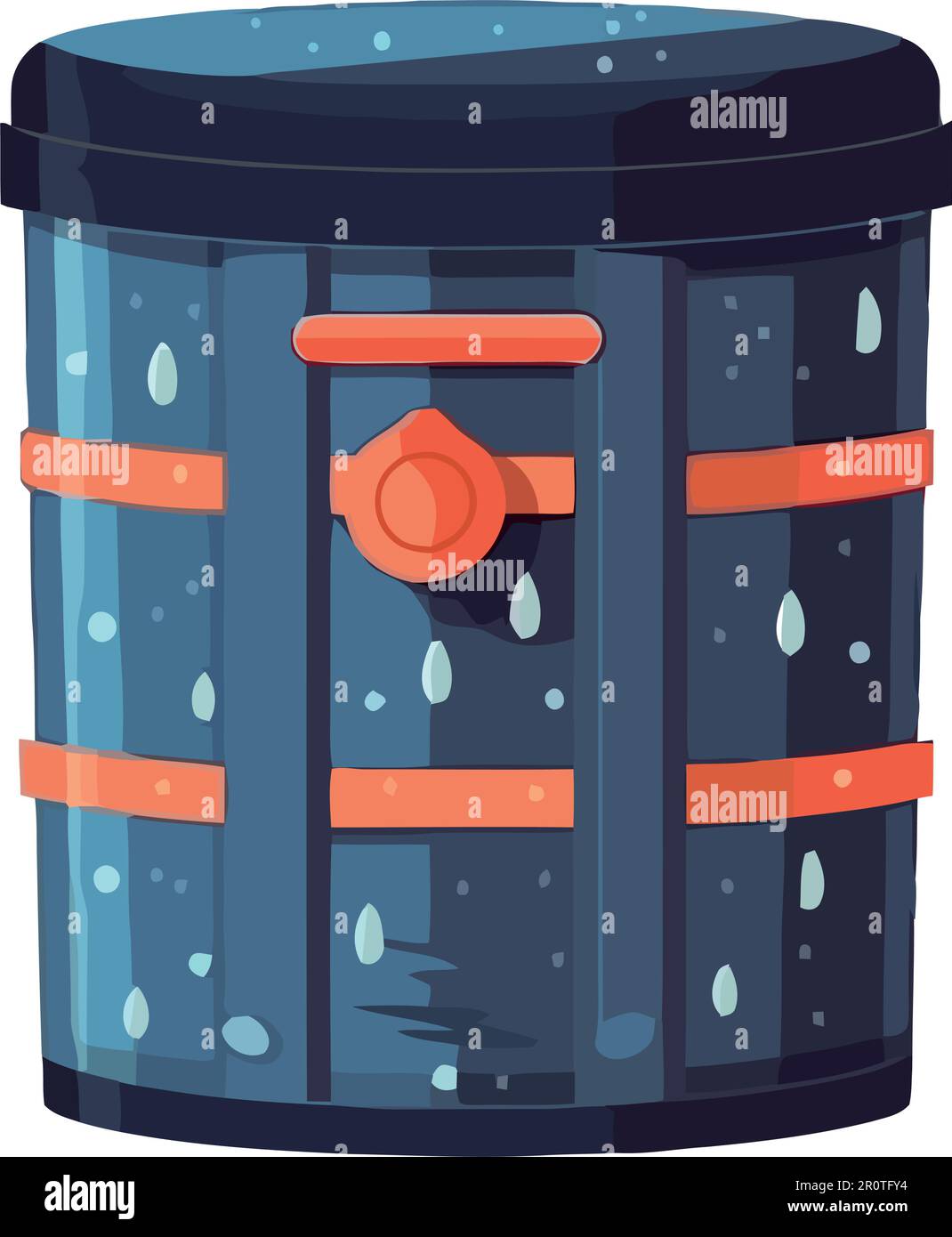 water barriel illustration Stock Vector Image & Art - Alamy