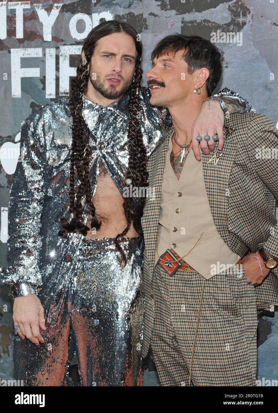 New York, USA. 09th May, 2023. L-R: Nico Tortorella and Max Milner ...