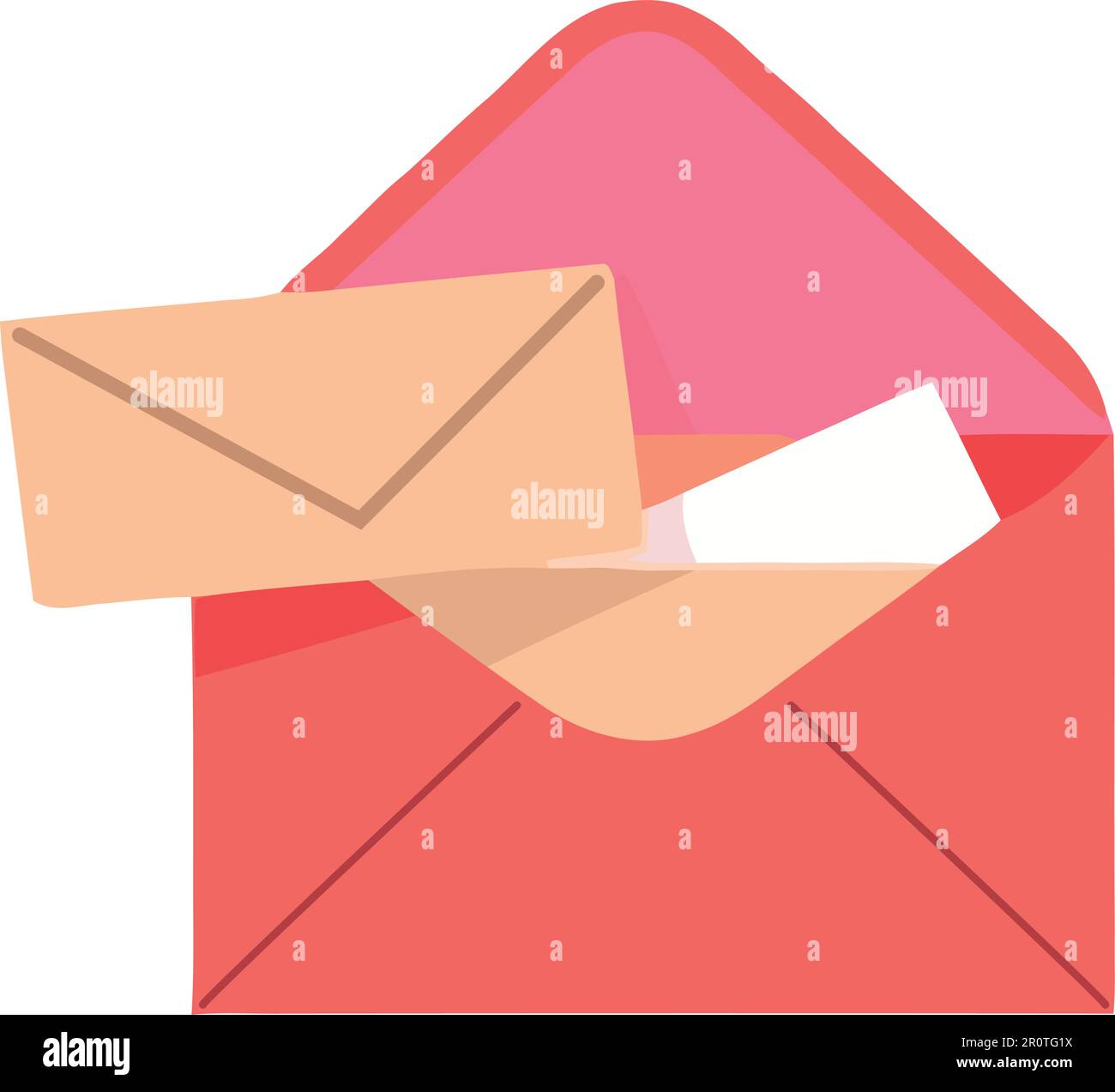 email message with envelope icon Stock Vector Image & Art - Alamy