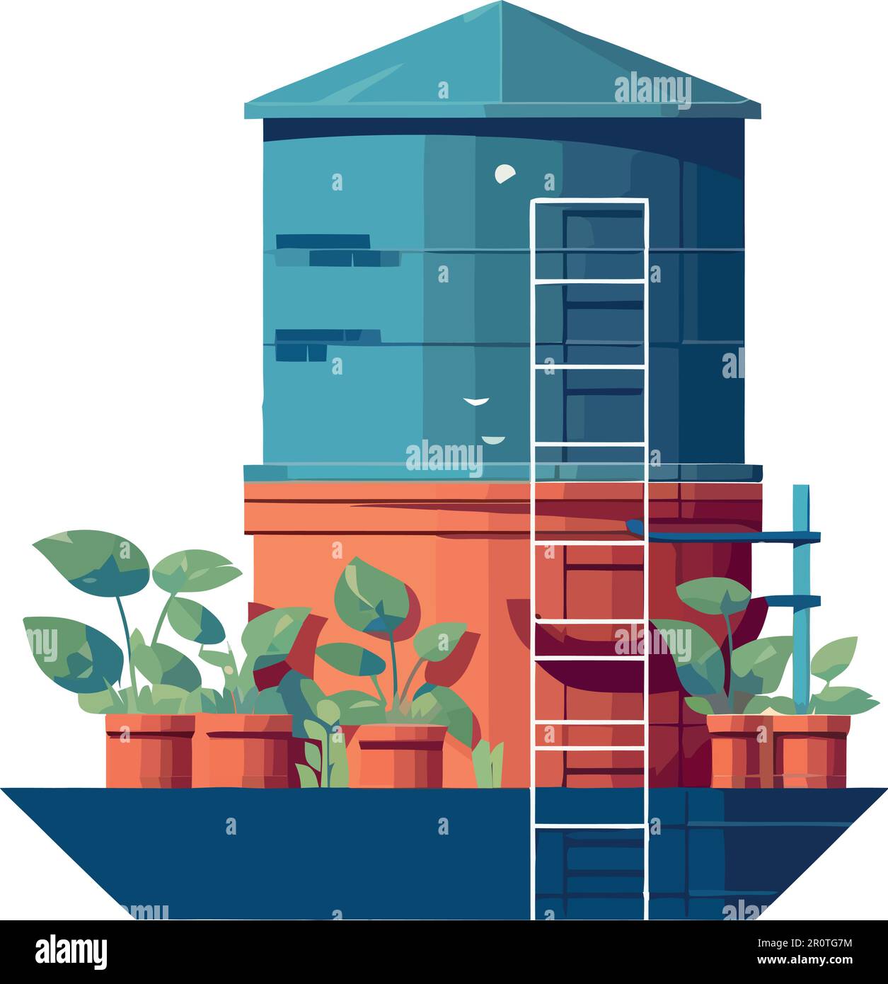 tank with water reserve Stock Vector Image & Art - Alamy