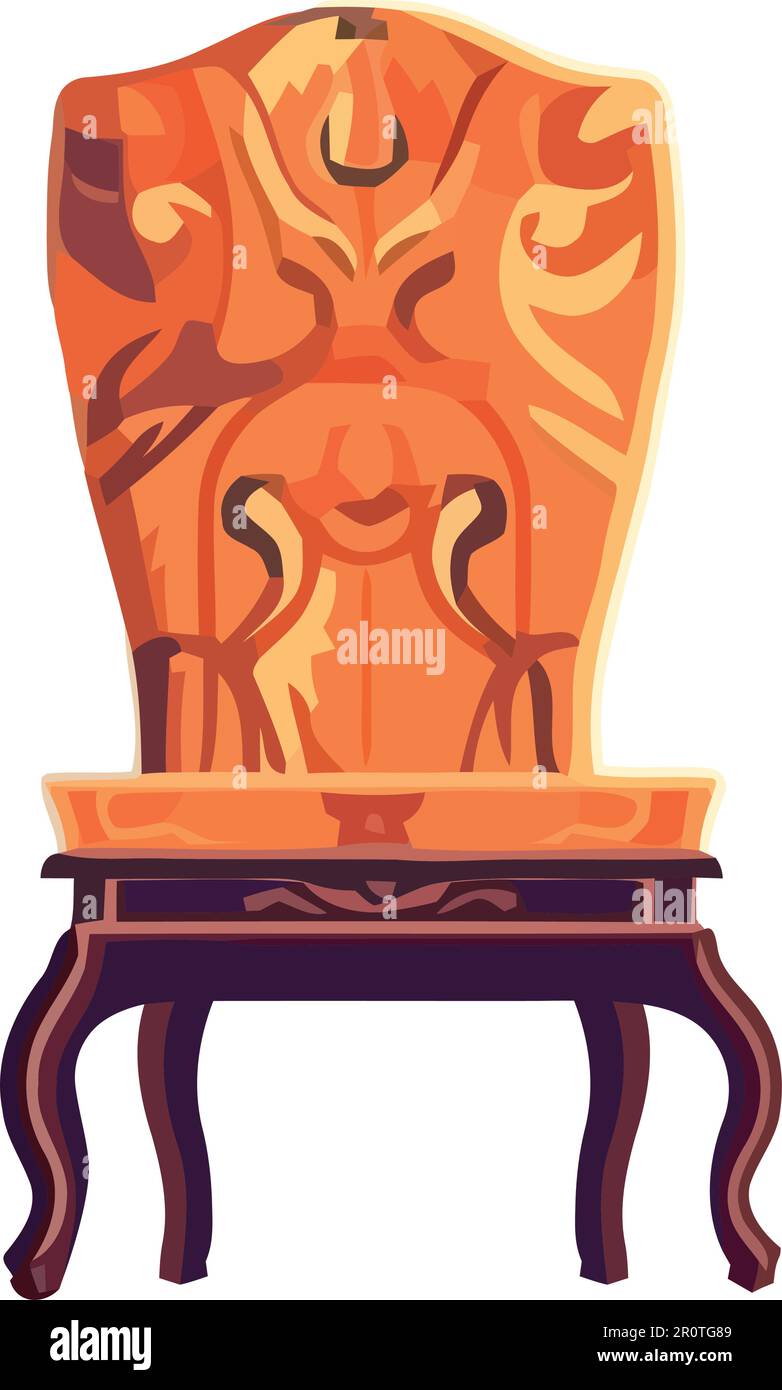 Ancient statue with wood frame drawer Stock Vector Image & Art - Alamy