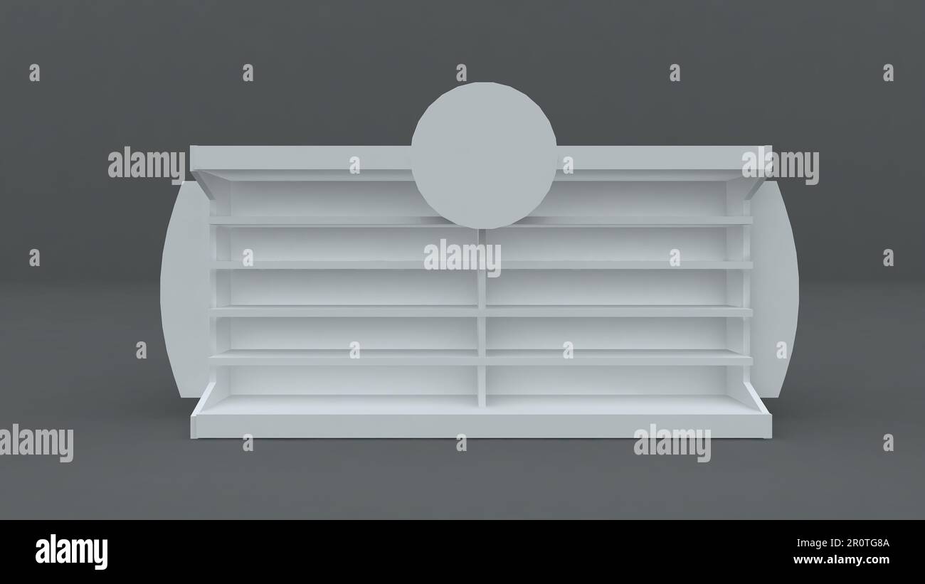 3d rendering product display stand design Stock Photo - Alamy