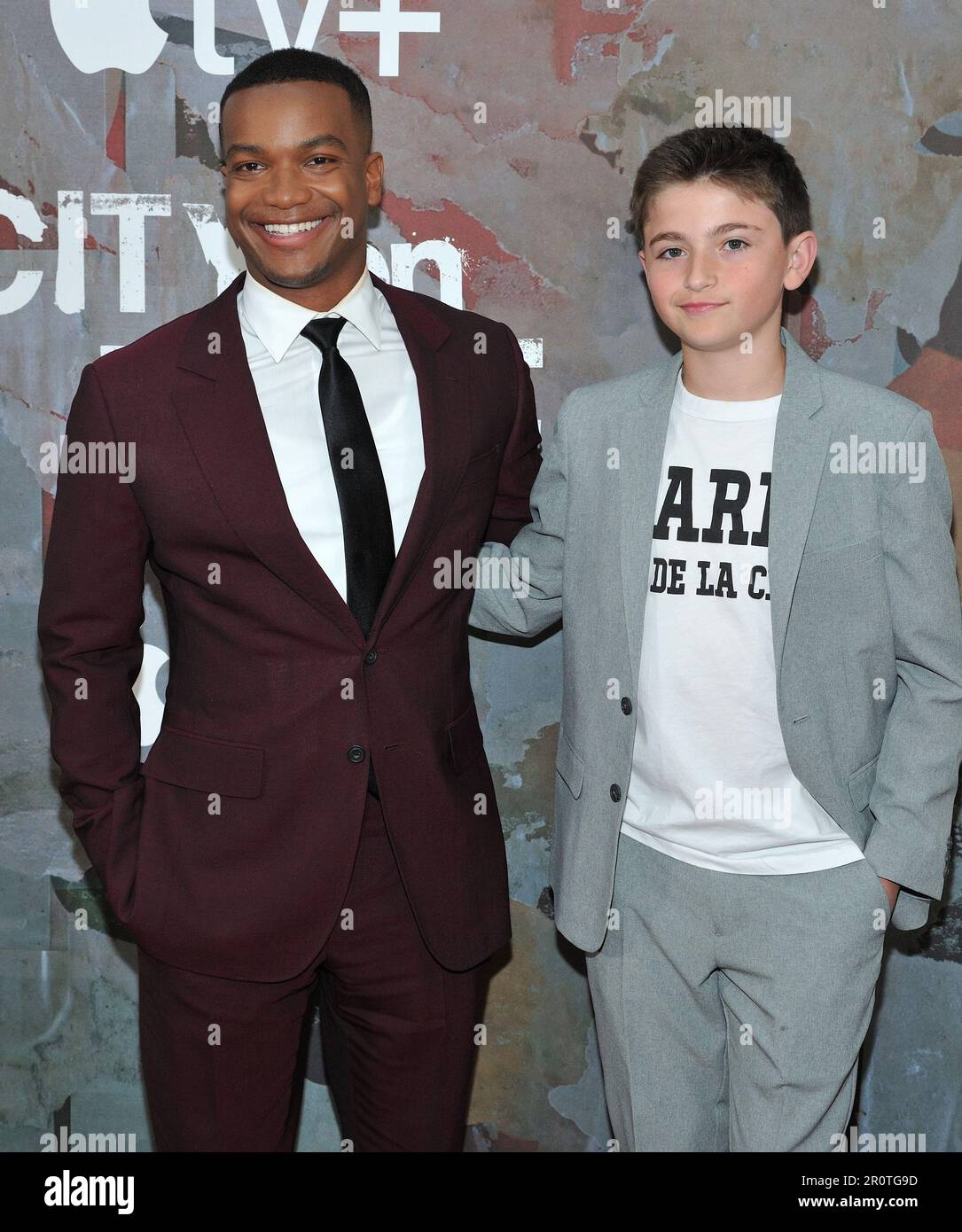 New York, USA. 09th May, 2023. L-R: Xavier Clyde and Chaise Torio ...