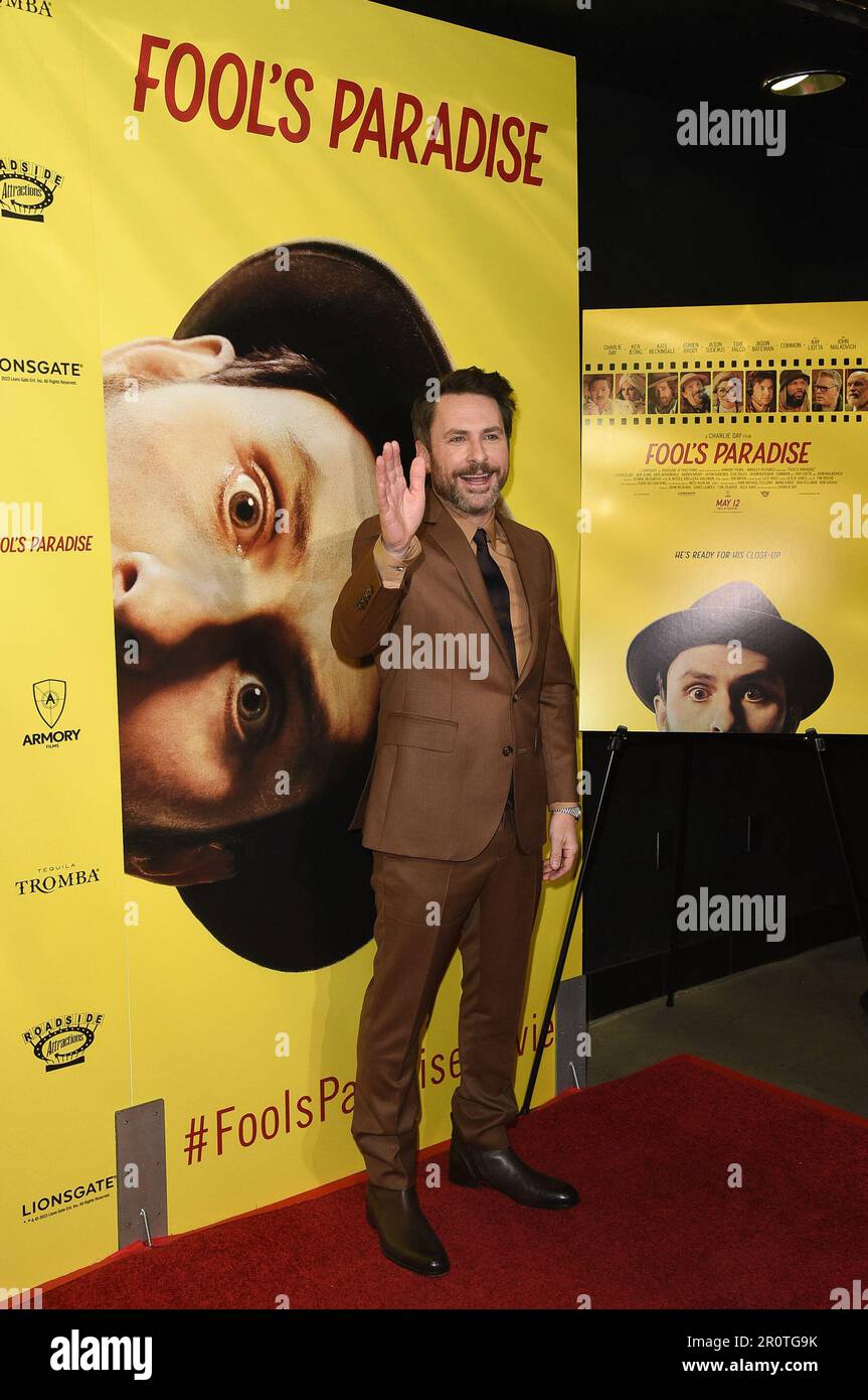 Charlie Day arrives at the premiere of "Fool's Paradise" on Tuesday ...