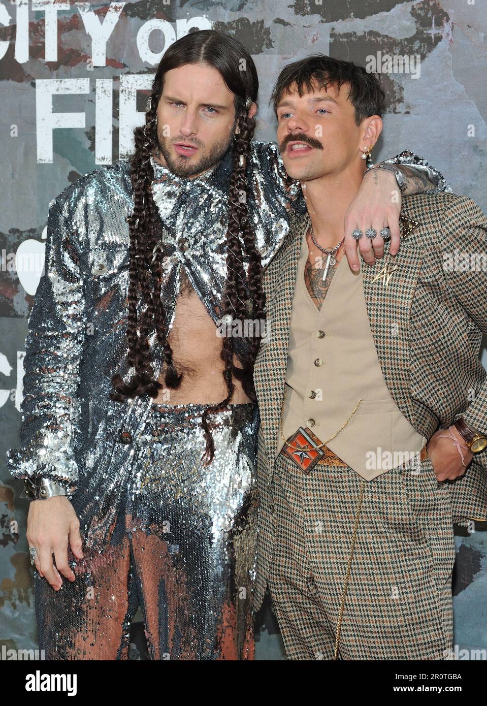 New York, USA. 09th May, 2023. L-R: Nico Tortorella and Max Milner ...
