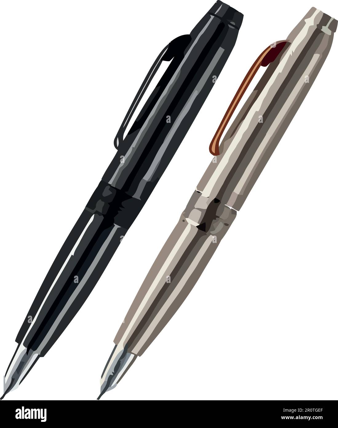 Nib pens Stock Vector Images - Alamy