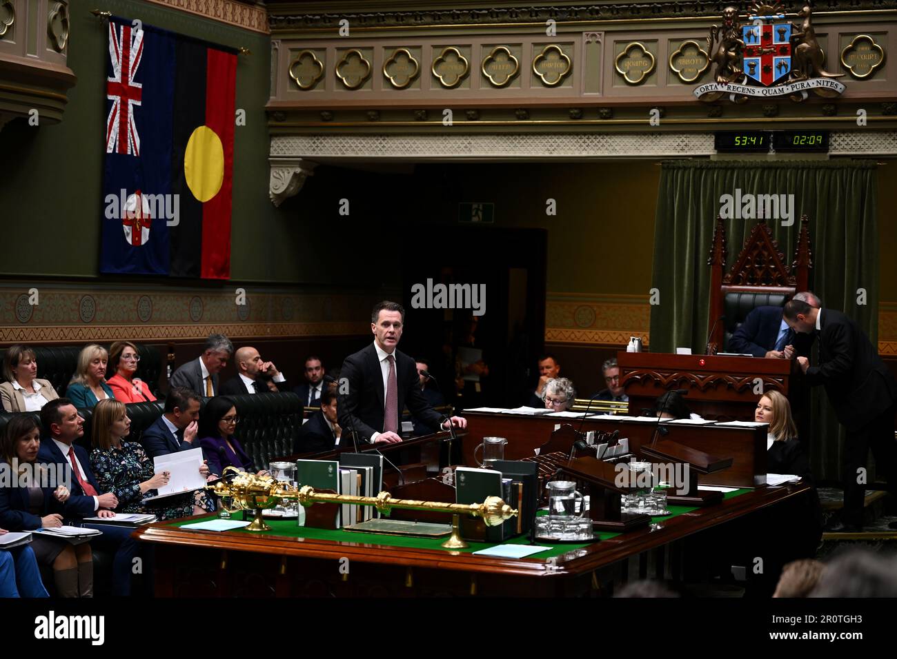 NSW Premier Chris Minns during question time at NSW Parliament in ...