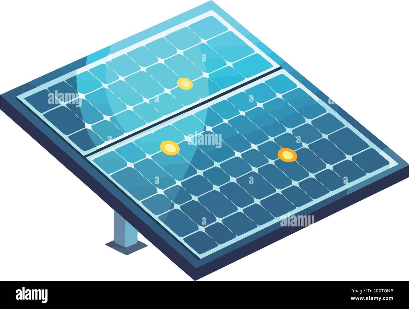 Futuristic solar panel illustration Stock Vector Image & Art - Alamy