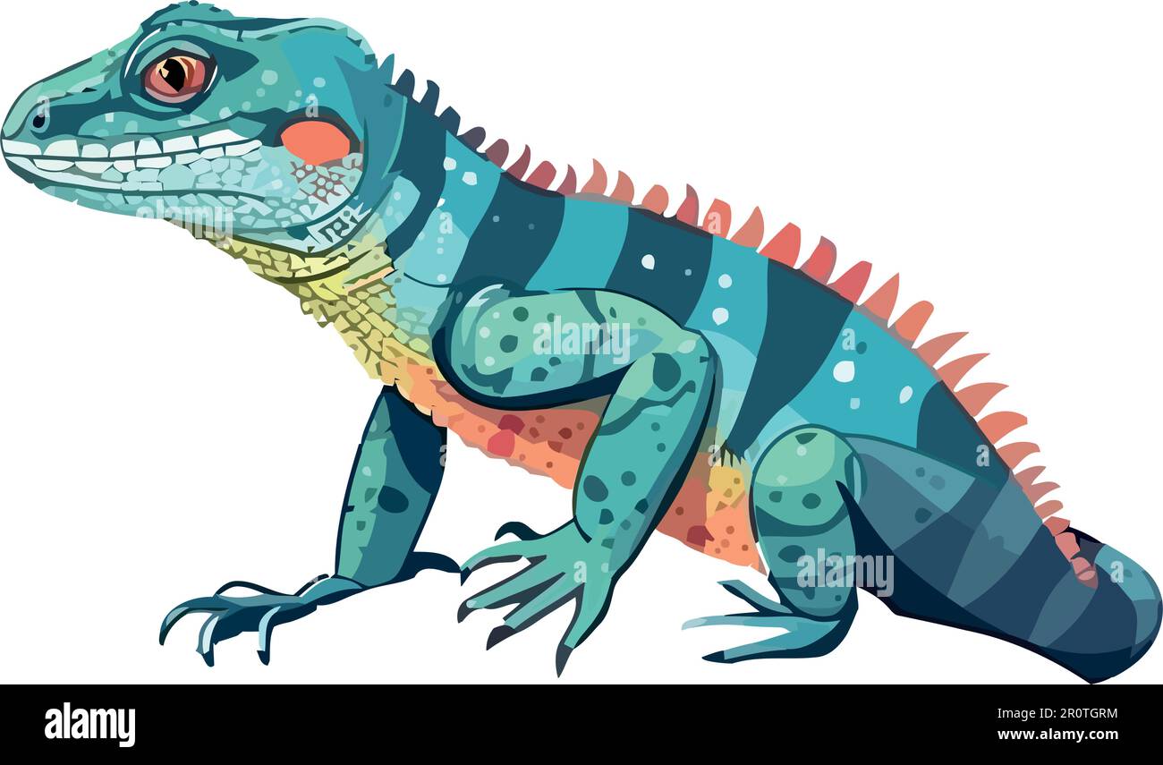 Colorful reptile vector Stock Vector Image & Art - Alamy