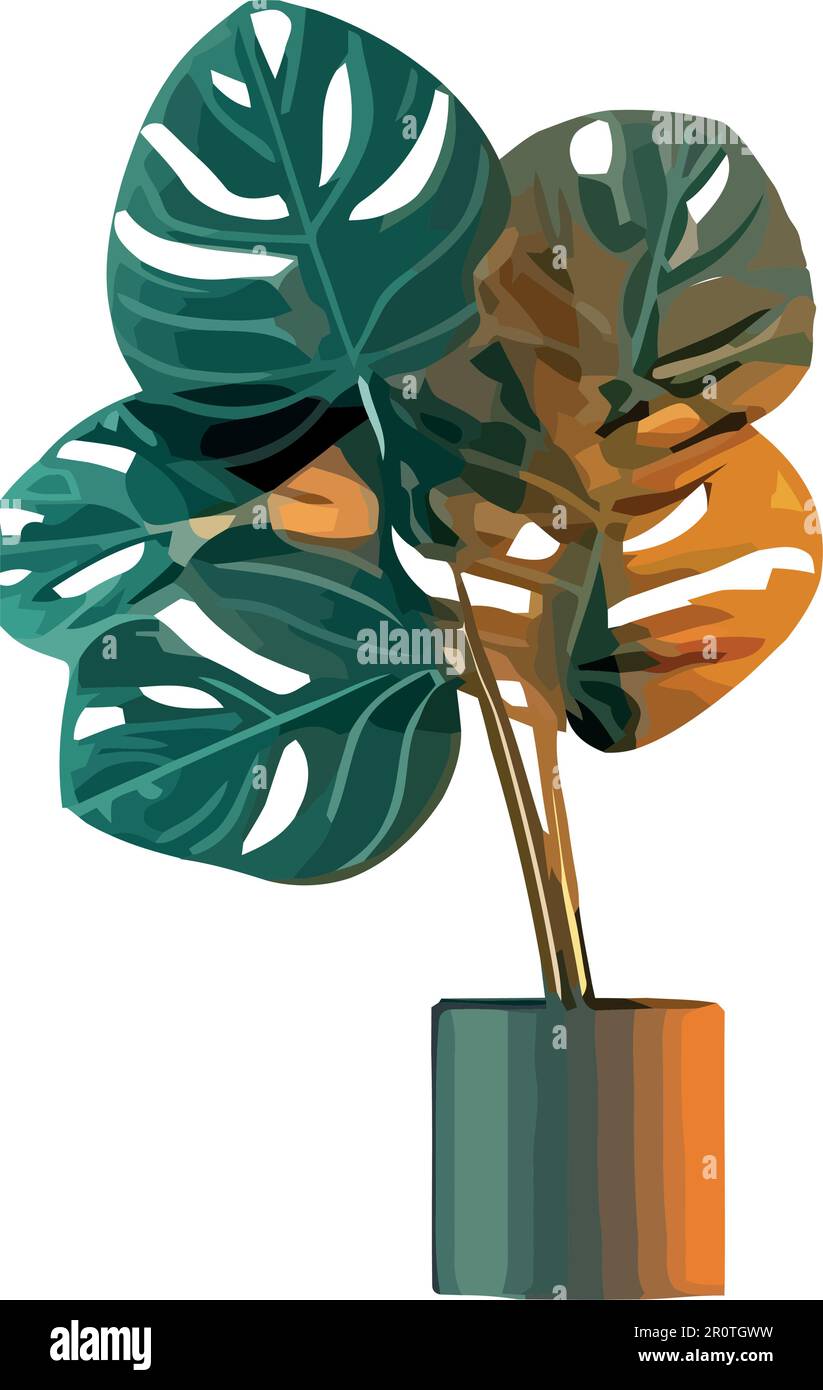Fresh green leaves symbolize beauty in nature Stock Vector Image & Art ...