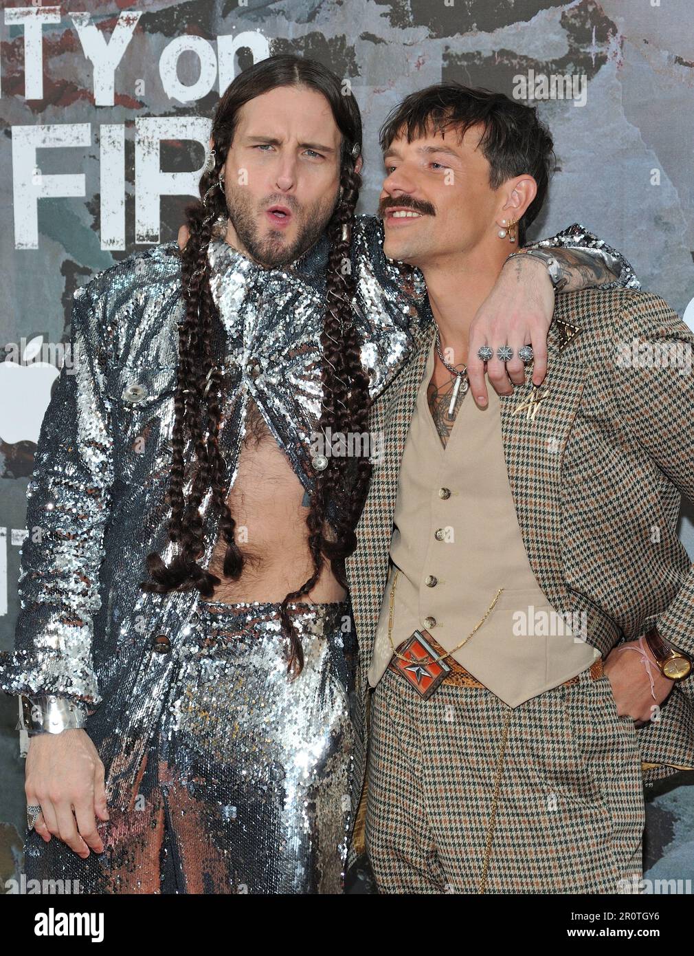 New York, USA. 09th May, 2023. L-R: Nico Tortorella and Max Milner ...