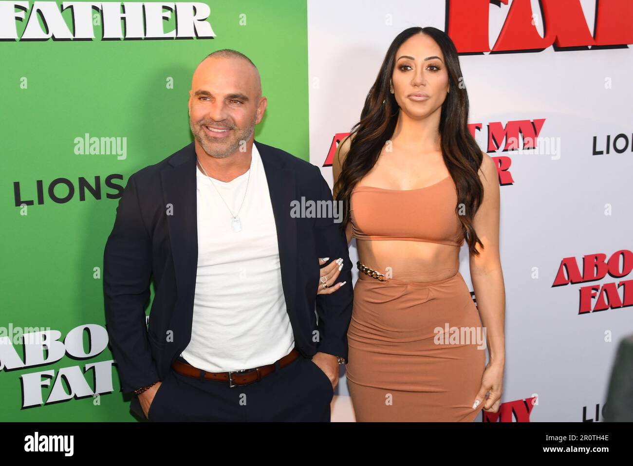 New York, USA. 09th May, 2023. Joe Gorga and Melissa Gorga walking the ...