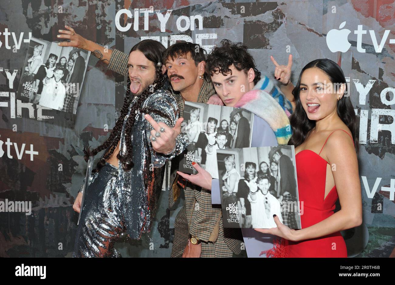 New York, USA. 09th May, 2023. L-R: Nico Tortorella, Max Milner, Wyatt ...