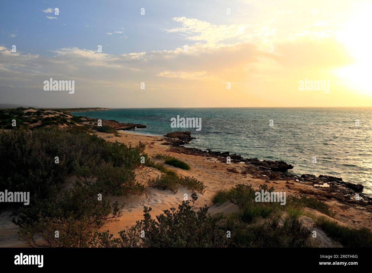 Beach and Coastline, Cape Range National Park, Northwest Australia ...