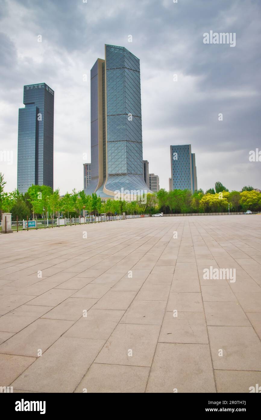 walkway and tower Stock Photo - Alamy