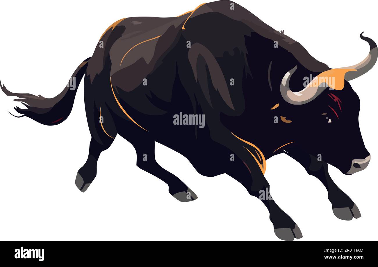 Grazing livestock scene Stock Vector Images - Alamy