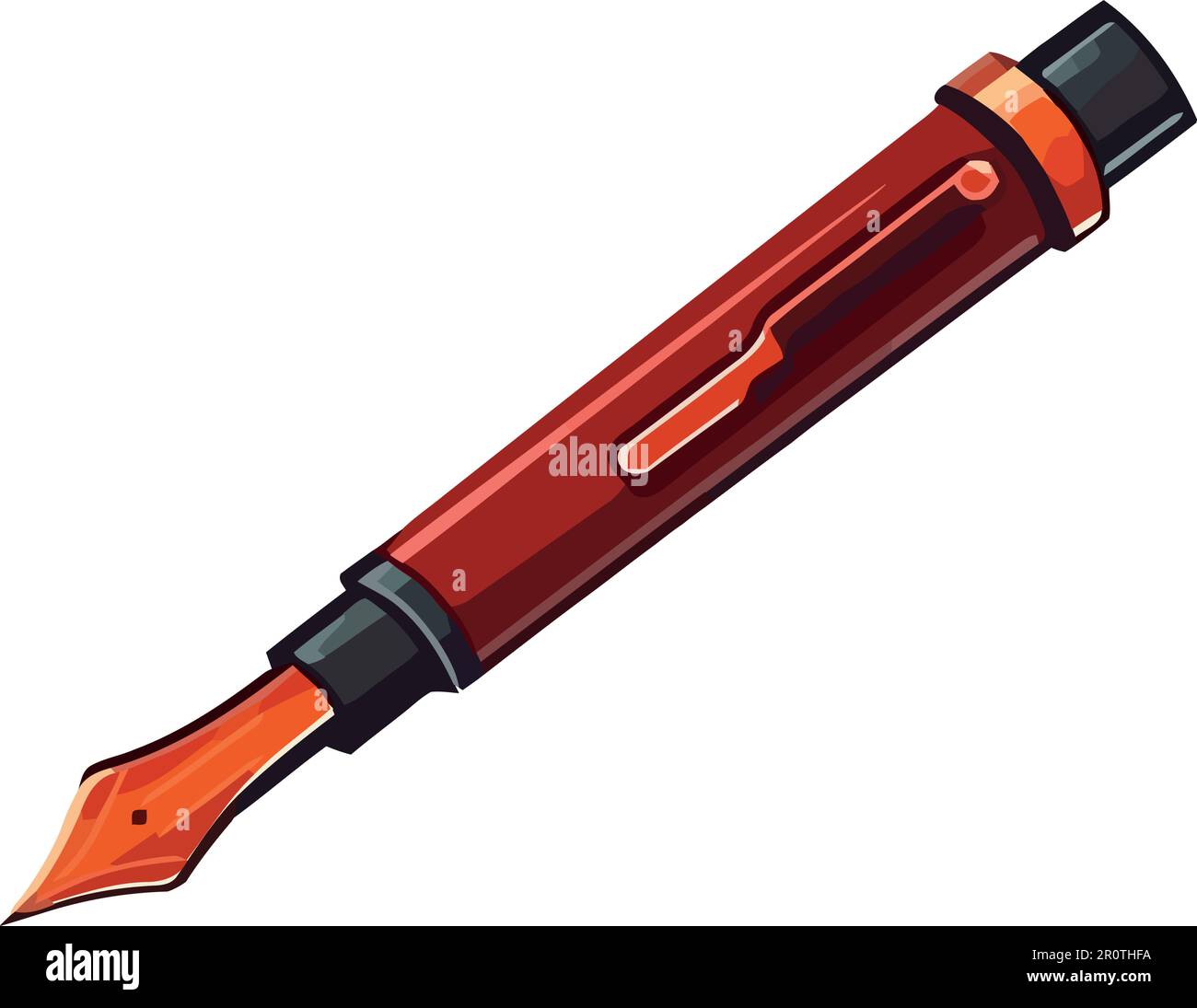 Metallic pen nib Stock Vector Image & Art - Alamy