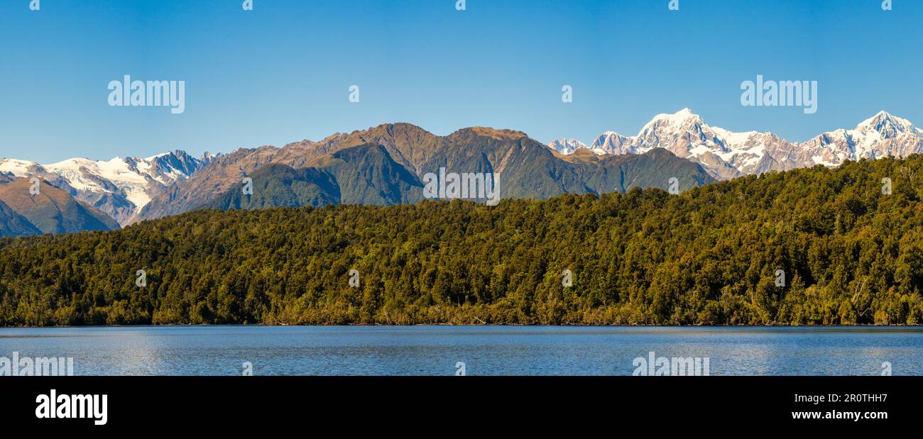 The isolated and remote lake Gault surrounded by lush rain forest with ... The isolated and remote lake Gault surrounded by lush rain forest with ...
