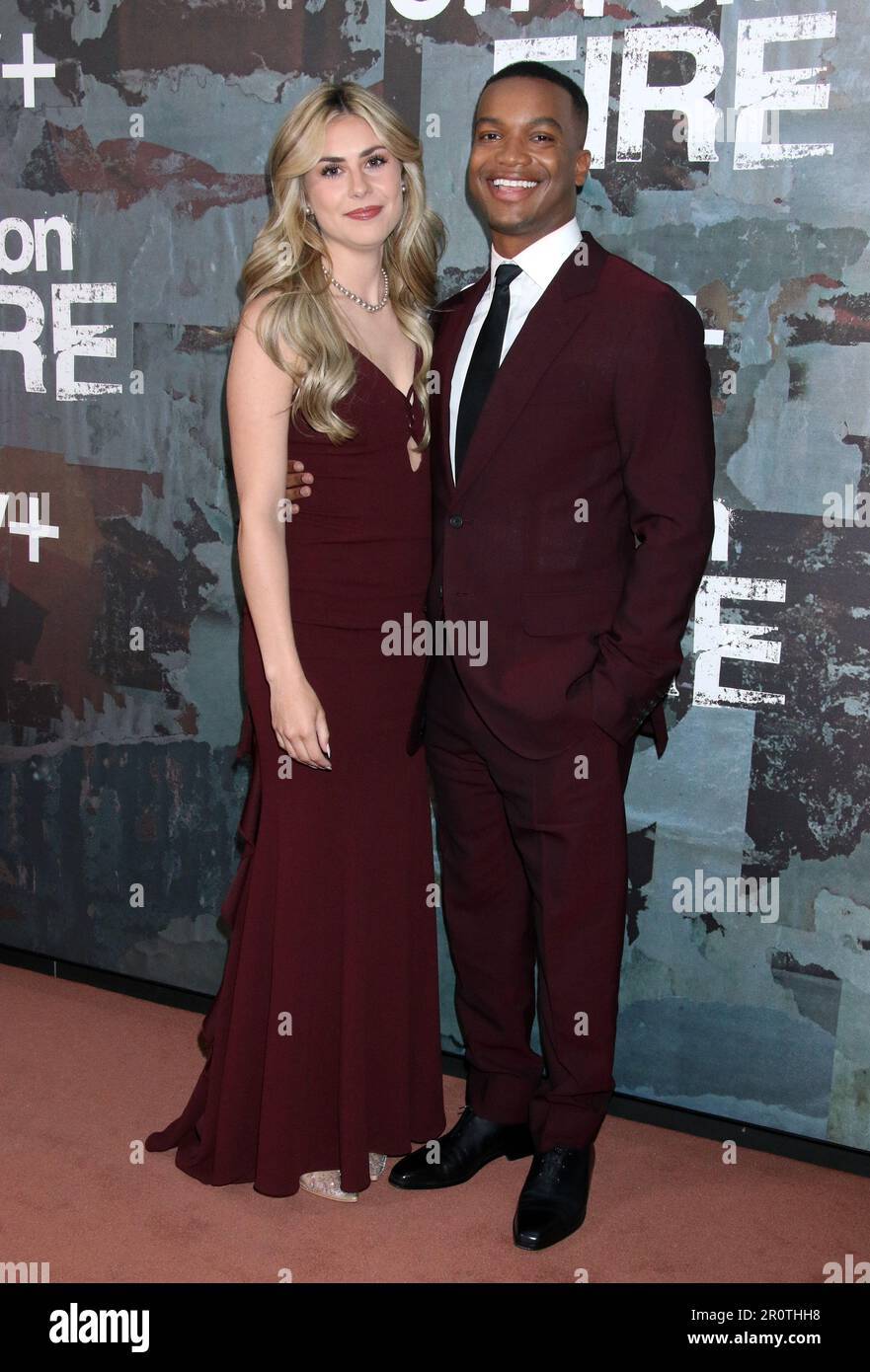 Apple tv special screening premiere of city on fire hi-res stock ...