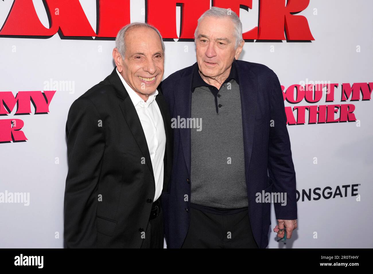 Salvatore Maniscalco, left, and Robert De Niro attend the "About My ...