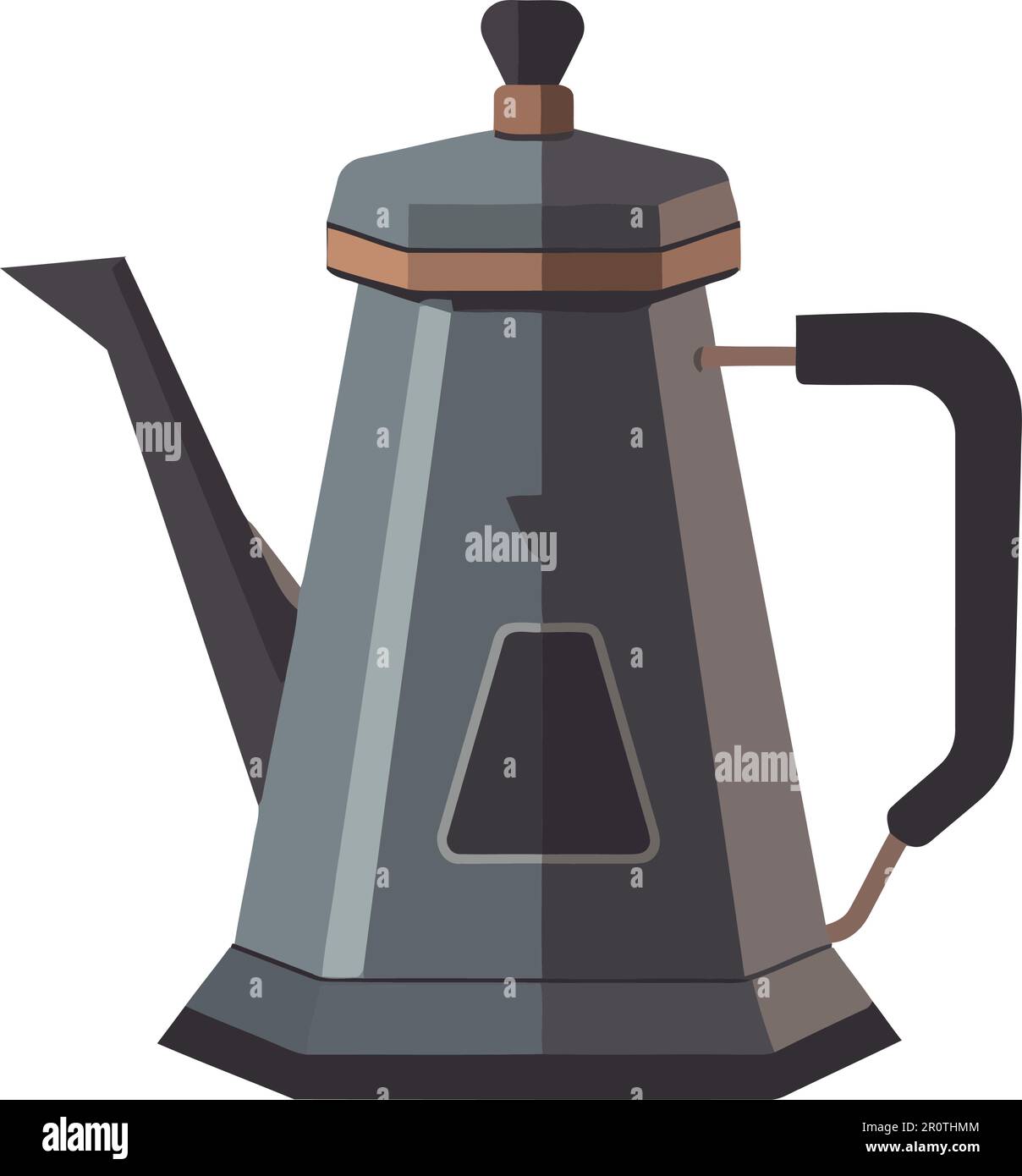 Old fashioned coffee pot Stock Vector Images - Alamy