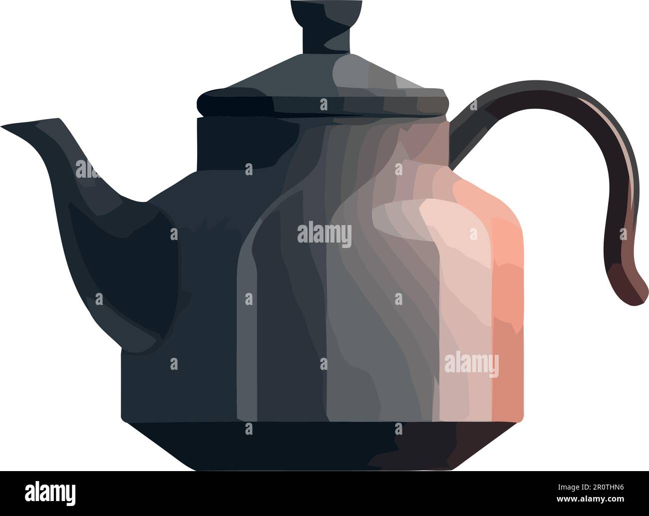 earthenware teapot handle design Stock Vector Image & Art - Alamy