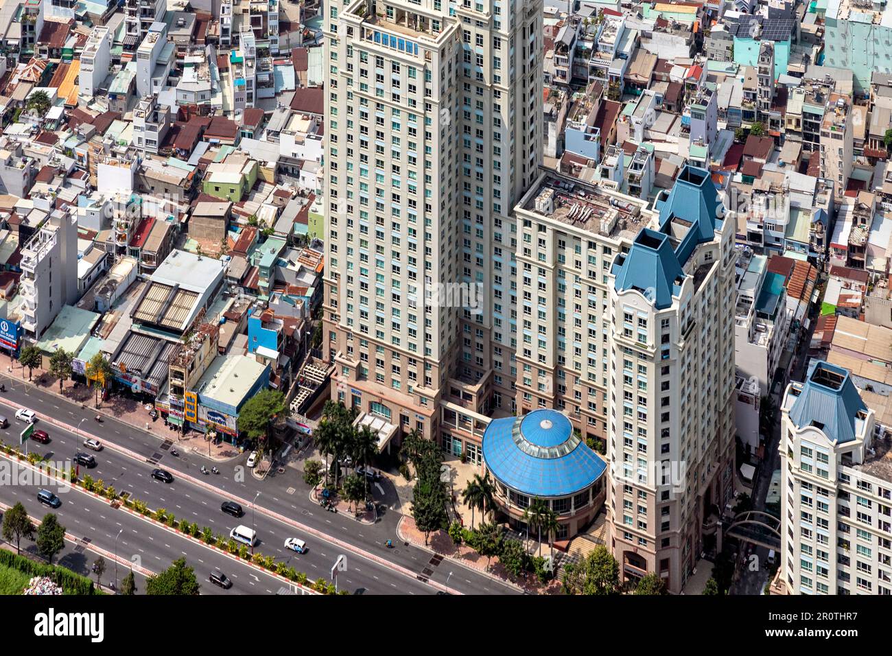 Aerial view from Landmark 81 observation deck, Ho Chi Minh City ...