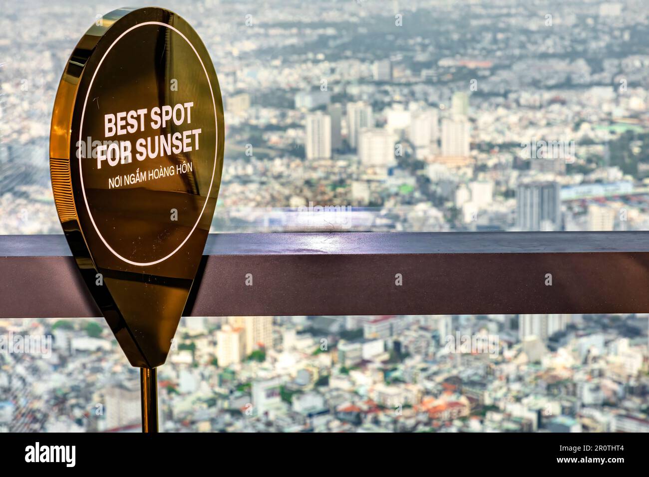 Aerial view from Landmark 81 observation deck, Ho Chi Minh City ...