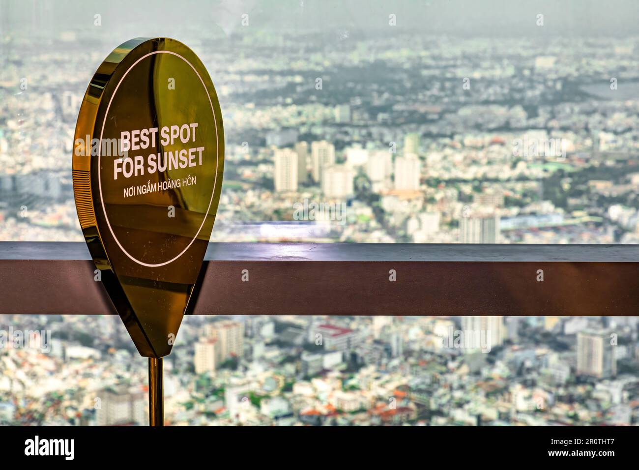 Aerial view from Landmark 81 observation deck, Ho Chi Minh City ...