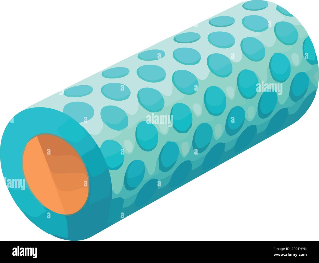 Foam roller icon Stock Vector Images - Alamy