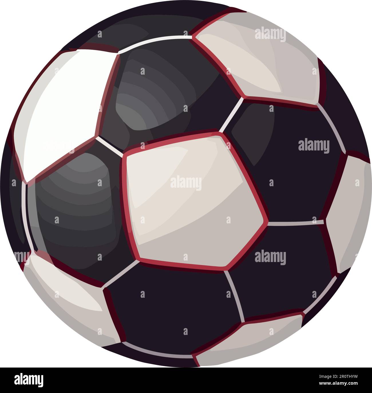 Soccer ball symbolizes fun activity and competition Stock Vector Image ...