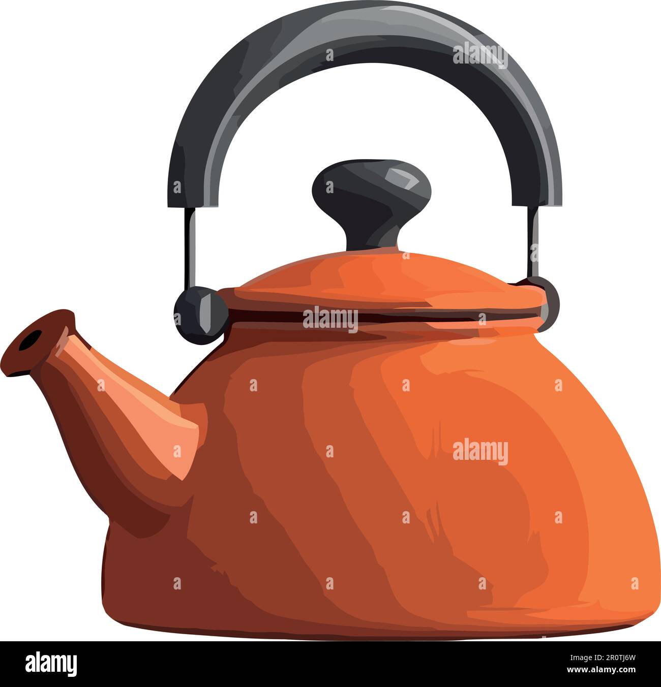 Hot tea poured from antique teapot handle Stock Vector Image & Art - Alamy