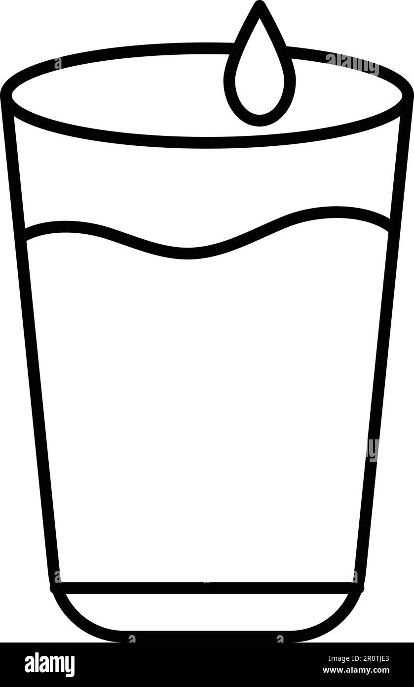 Water glass icon clipart design template isolated illustration Stock ... Water glass icon clipart design template isolated illustration Stock ...