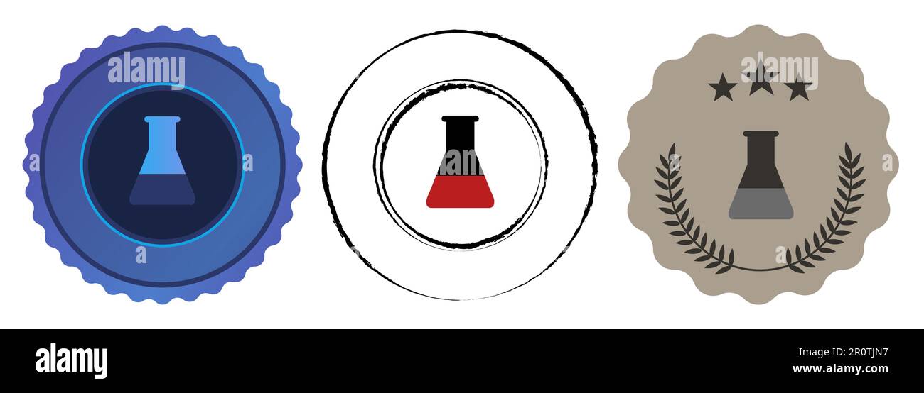 Pharmacy pharmaceutical chemistry laboratory science medal blue black ...