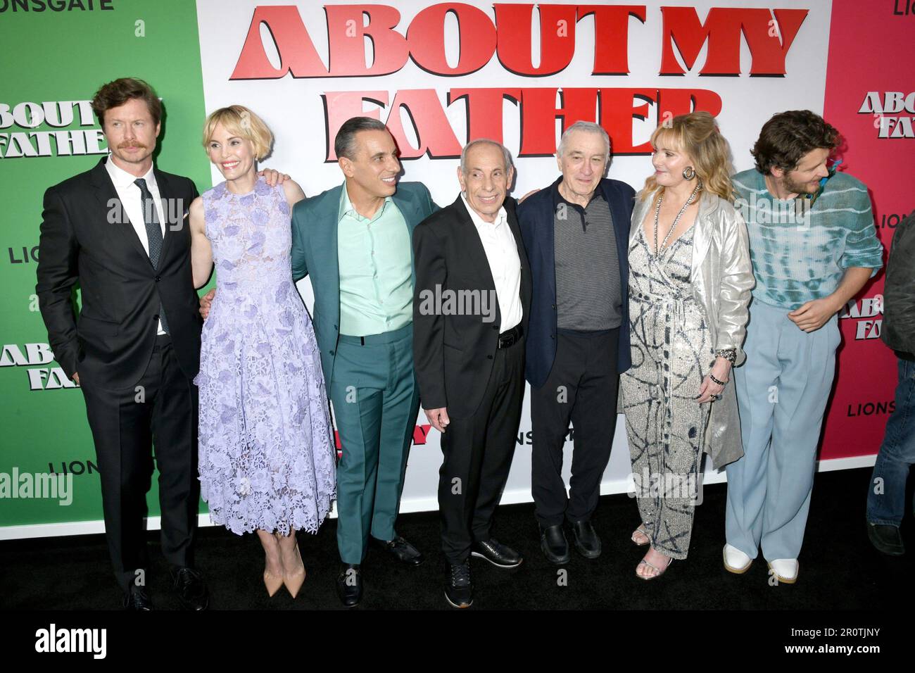 New York, NY, USA. 9th May, 2023. Anders Holm, Leslie Bibb, Sebastian ...