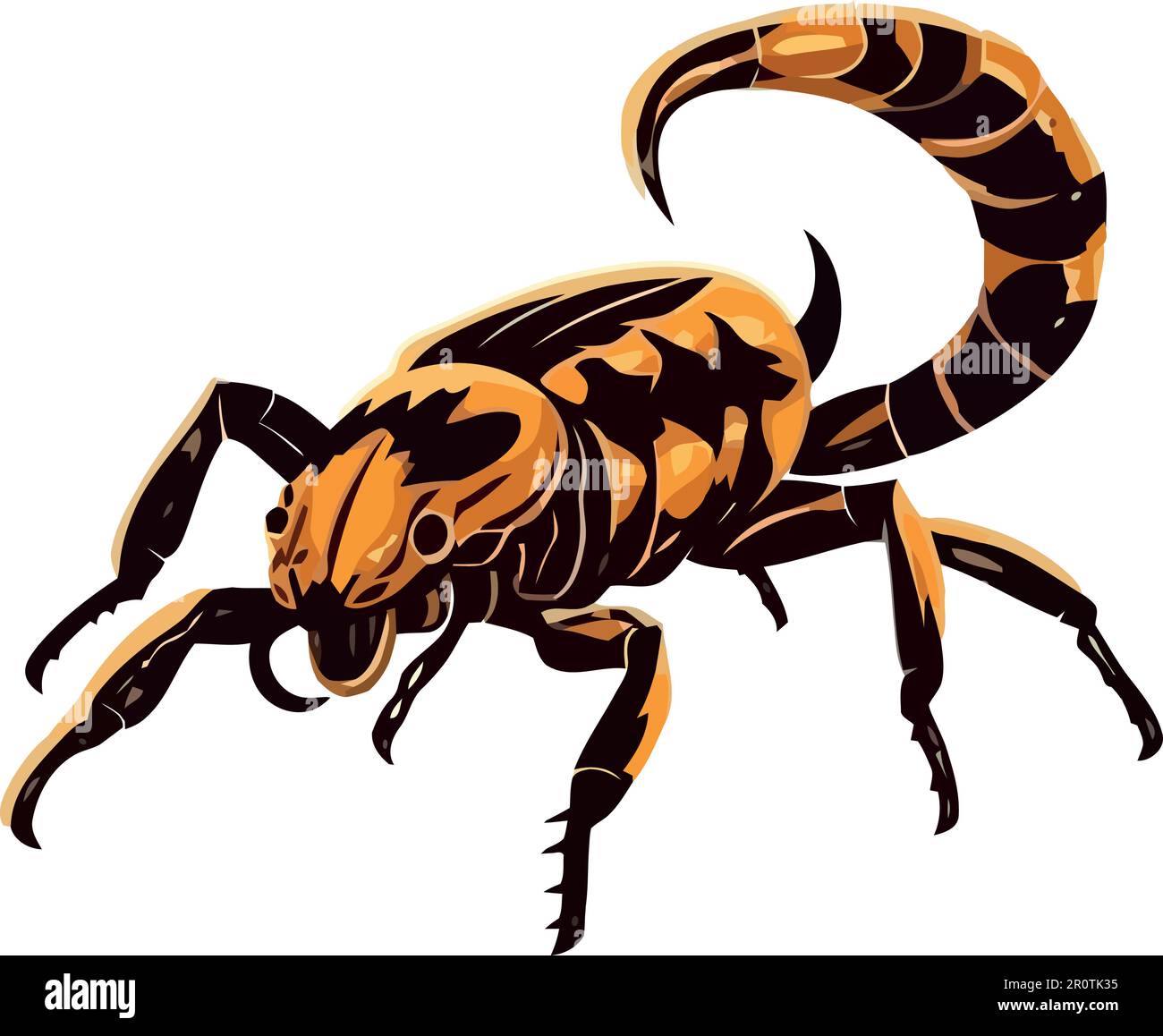 Golden scorpio astrology symbol Stock Vector Images - Alamy