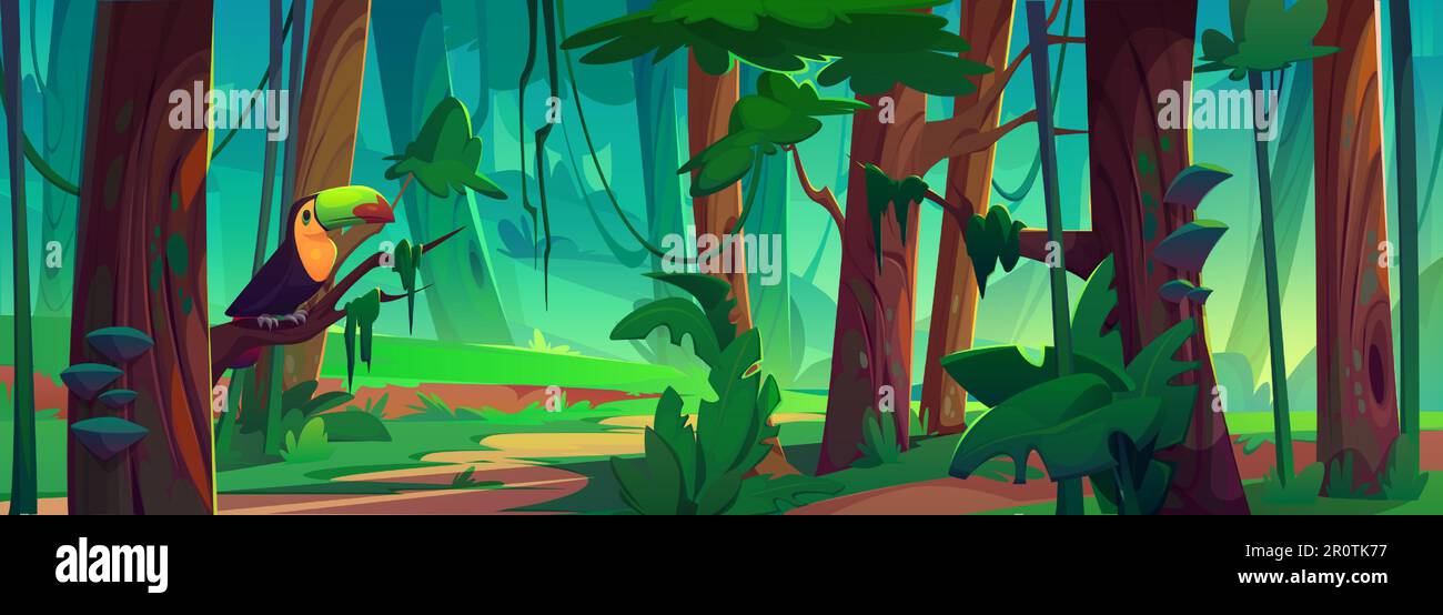 Amazon Rainforest Background Animated