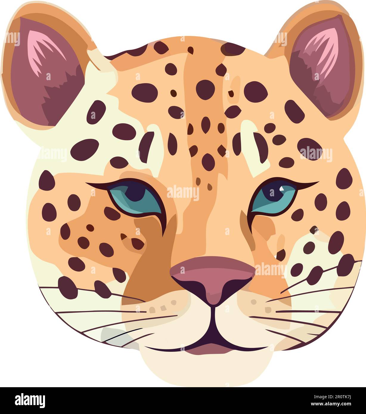 Spotted cheetah design Stock Vector Image & Art - Alamy