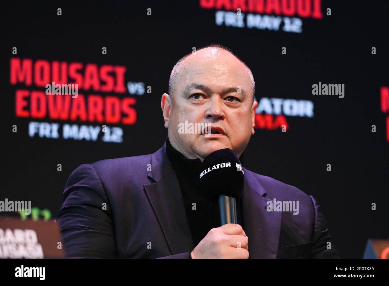 Paris, France. 09th May, 2023. Scott Coker President of Bellator MMA ...