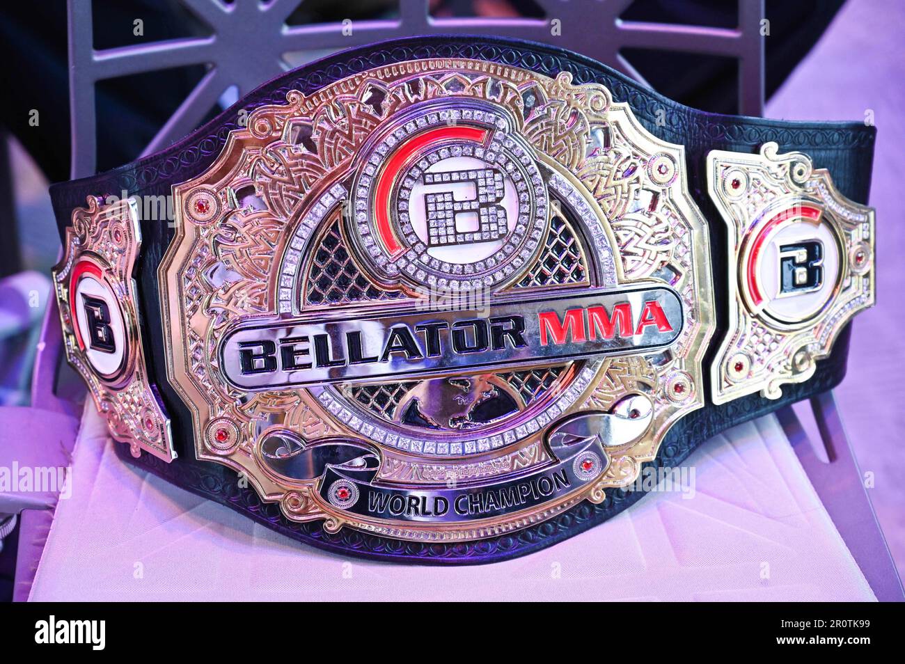 Paris, France. 09th May, 2023. Illustration of the Bellator MMA winner ...