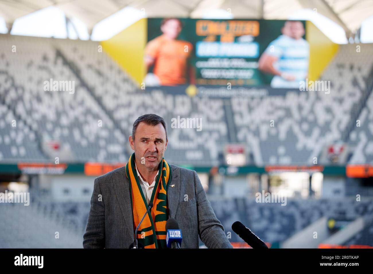 New Rugby Australia President Joe Roff during a press conference at ...